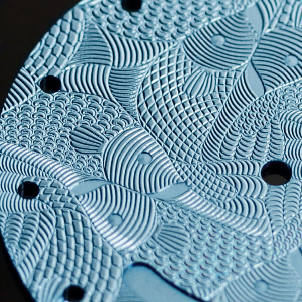 Pure Copper Guilloché Fish-Scale Dial